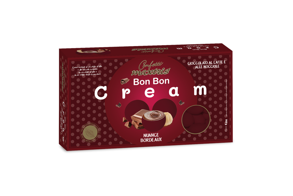 Confetti Maxtris - Bon Bon Cream Gianduia - Nuance Bordeaux - 900gr NO ...
