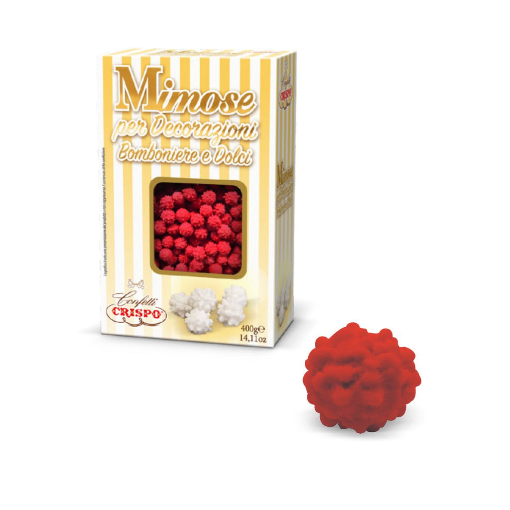 Confetti Crispo - Mimose Rosse Riccetti di Zucchero - 400g – La ...