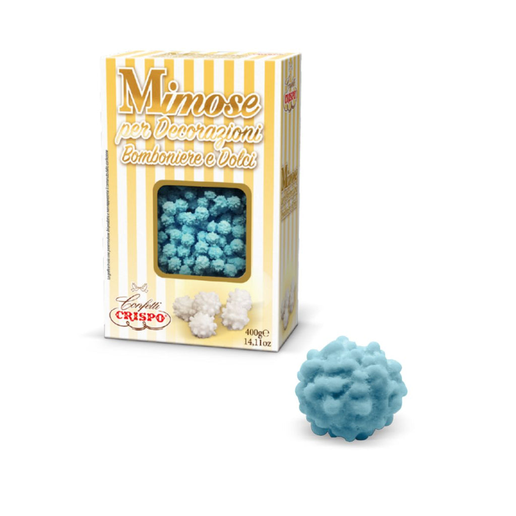 Confetti Crispo - Mimose Azzurre Riccetti di Zucchero - 400g – La ...
