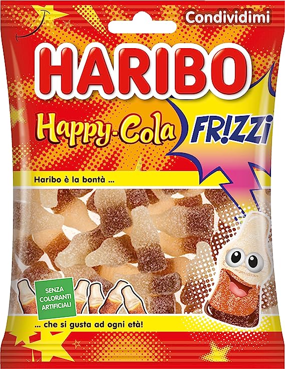 Haribo Cola Frizzi Medium 100gr – La Confettata Online