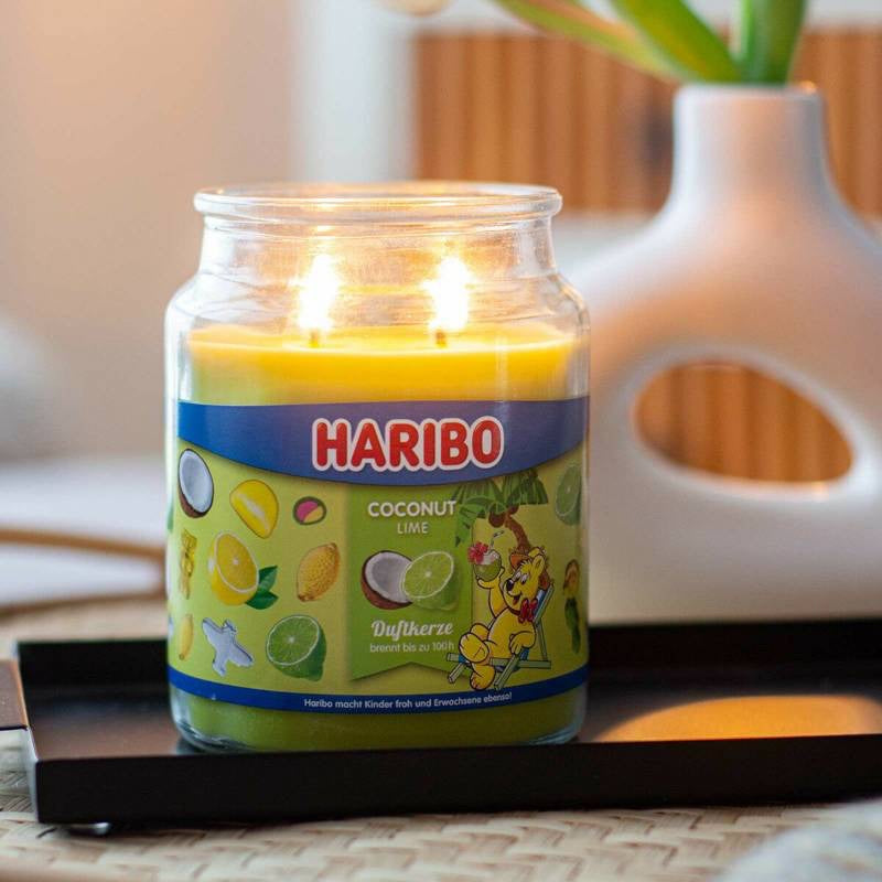 Haribo Scented Candle Cocconut Lime 100 Hours – La Confettata Online