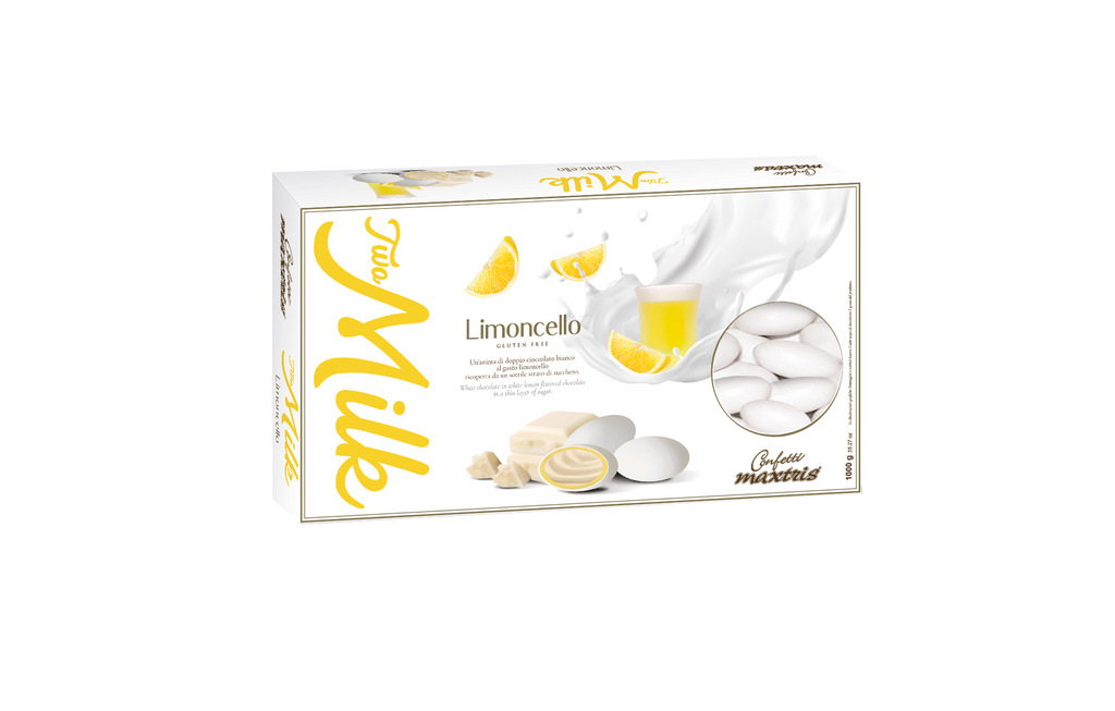 Maxtris Two Milk White Limoncello flavor 1kg – La Confettata Online