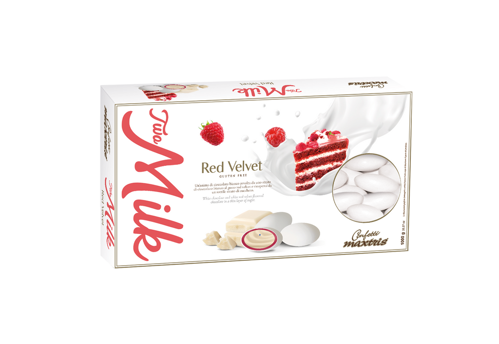 Maxtris Two Milk White Red Velvet flavor 1kg – La Confettata Online